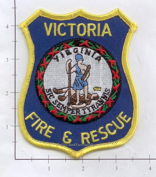 Virginia - Victoria Fire Rescue Dept Patch – Police And Fire Surplus