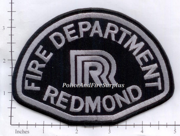 Washington - Redmond Fire Dept Patch v1 – Police And Fire Surplus