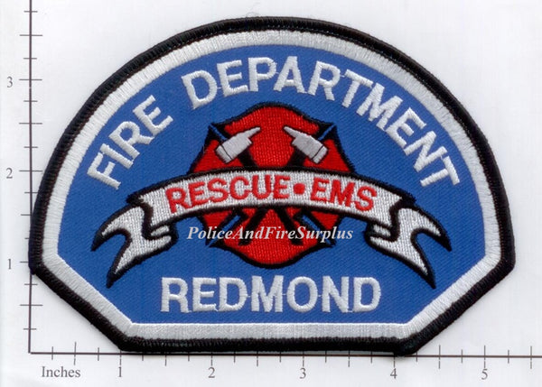 Washington - Redmond Fire Dept Patch v2 – Police And Fire Surplus