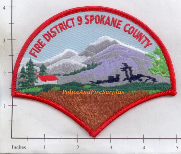 Washington - Spokane Fire District 9 Fire Dept Patch – Police And Fire ...