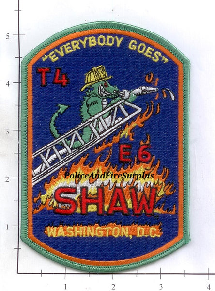 Washington DC - Engine 6 Truck 4 Fire Dept Patch v2 – Police And Fire ...