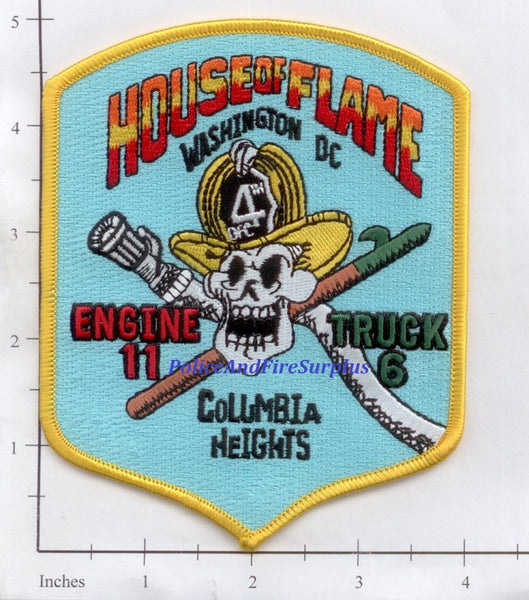 Washington DC - Engine 11 Truck 6 Fire Dept Patch v1 – Police And Fire ...