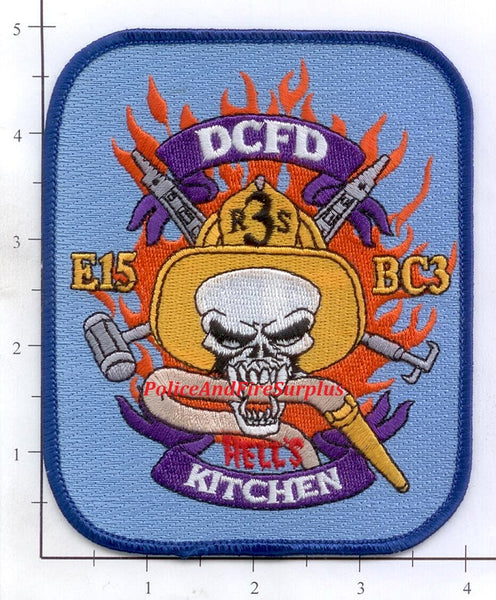 Washington DC - Engine 15 Battalion 3 Rescue Squad 1 Fire Dept Patch ...