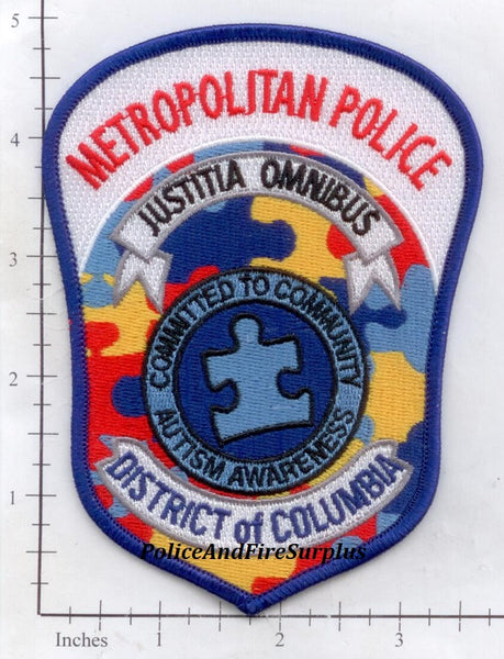 Washington DC - Washington DC Police Dept Patch Autism Awareness ...