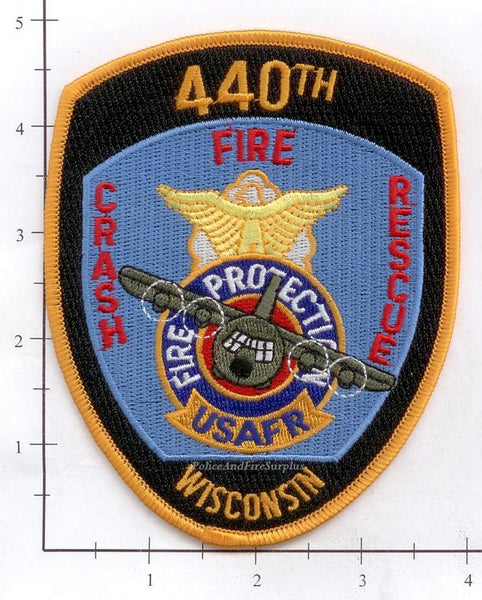 Wisconsin - 440th USAFR Fire Protection CFR Patch – Police And Fire Surplus
