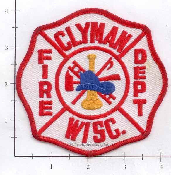 Wisconsin - Clyman Fire Dept Patch – Police And Fire Surplus