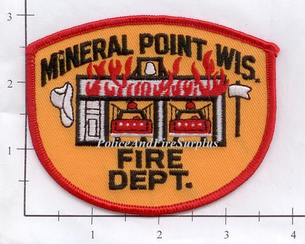 Wisconsin - Mineral Point Fire Dept Patch – Police And Fire Surplus