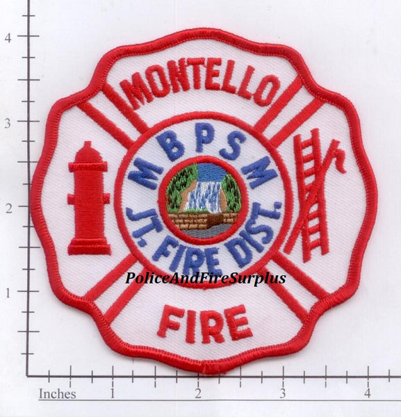 Wisconsin - Monticello Fire Patch – Police And Fire Surplus