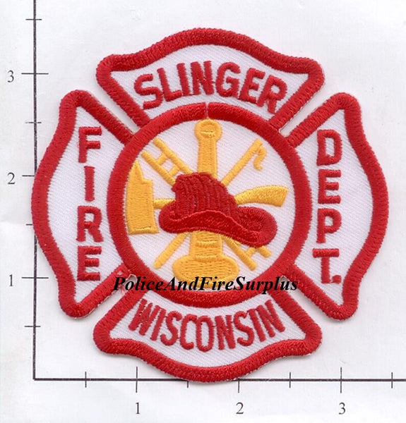 Wisconsin - Slinger Fire Dept Patch – Police And Fire Surplus
