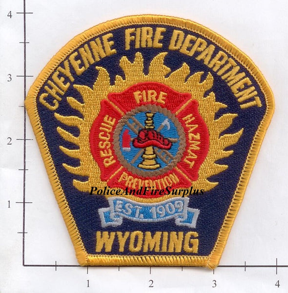 Wyoming - Cheyenne Fire Dept Patch v1 – Police And Fire Surplus