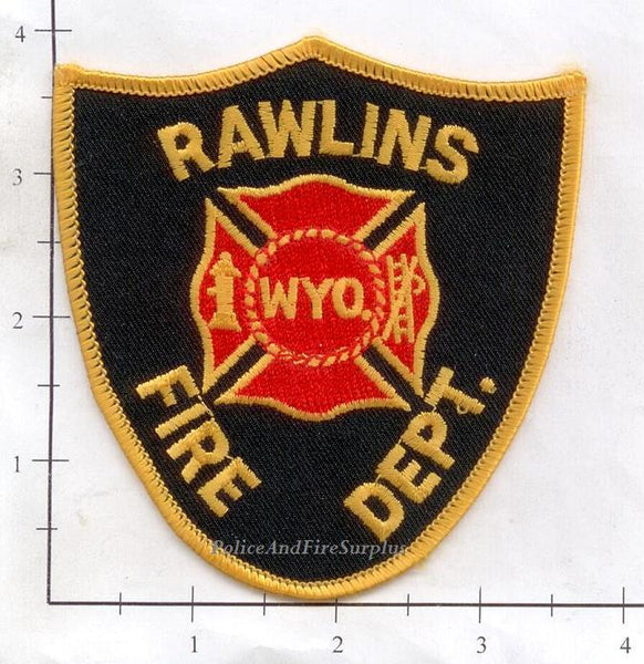 Wyoming - Rawlins Fire Dept Patch – Police And Fire Surplus