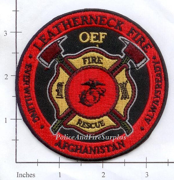 Afghanistan - Leatherneck Fire Dept Patch – Police And Fire Surplus