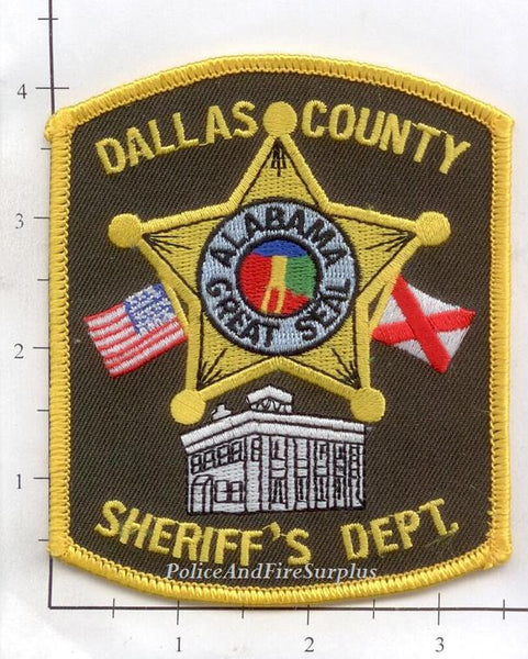 Alabama - Dallas County Sheriff's Dept Patch – Police And Fire Surplus