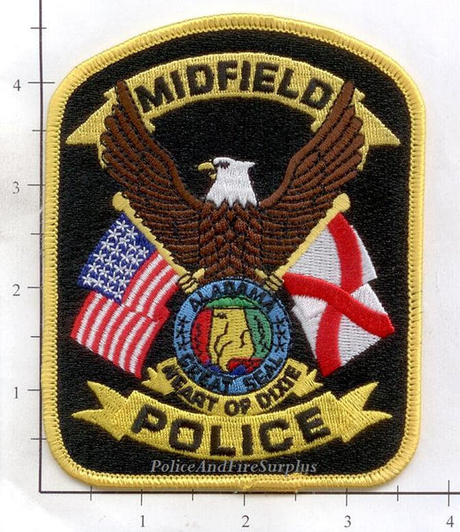 Alabama - Midfield Police Dept Patch – Police And Fire Surplus
