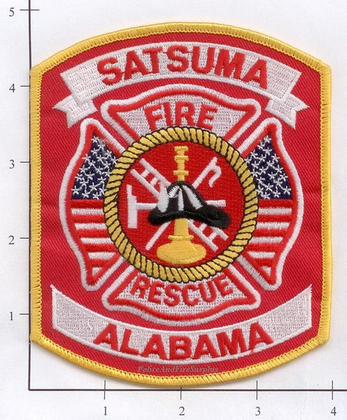 Alabama - Satsuma Fire Rescue Patch – Police And Fire Surplus