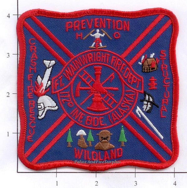 Alaska - Fort Wainwright 172nd Infantry Brigade Fire Dept Patch ...