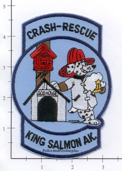 Alaska - King Salmon USAF Airport Crash Rescue Fire Dept Patch – Police ...