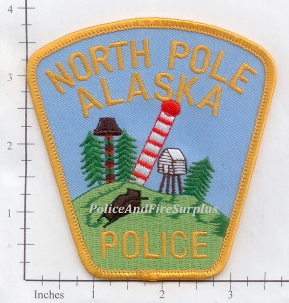 Alaska - North Pole Police Dept Patch v1 – Police And Fire Surplus