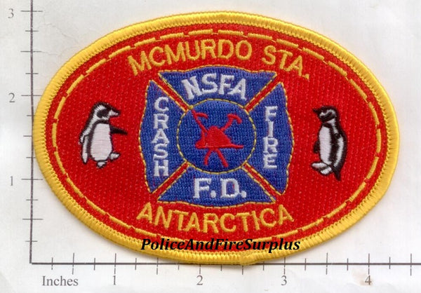 Antarctica - McMurdo NSFA Fire Dept Patch v2 – Police And Fire Surplus