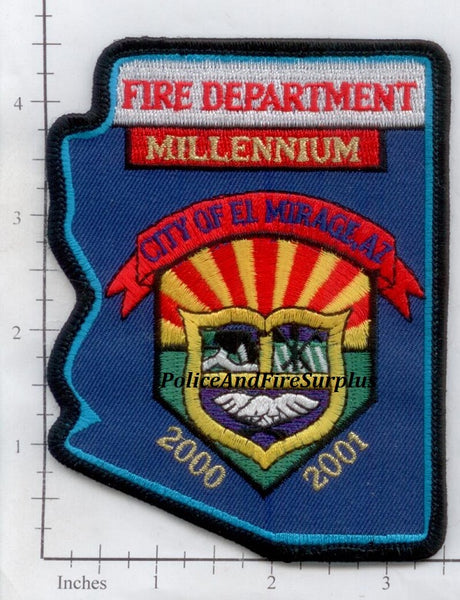 Arizona - El Mirage Fire Dept Millenium Patch – Police And Fire Surplus