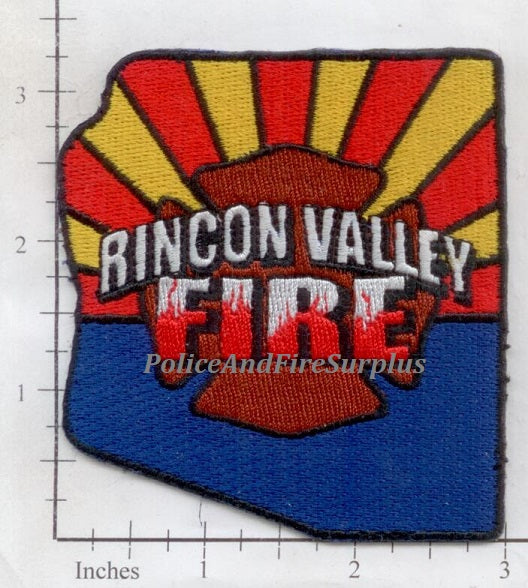 Arizona - Rincon Valley Fire Dept Patch – Police And Fire Surplus