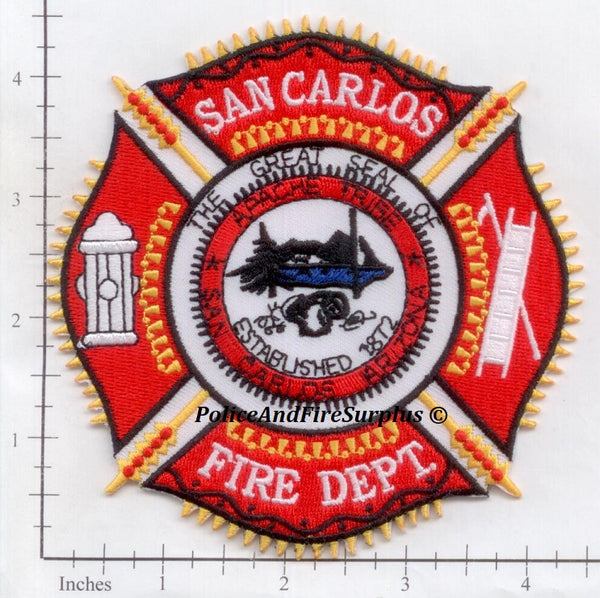 Arizona - San Carlos Fire Dept Patch – Police And Fire Surplus