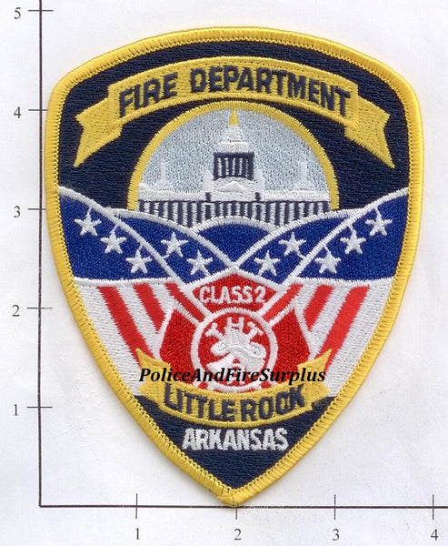 Arkansas - Little Rock Class 2 Fire Dept Patch – Police And Fire Surplus