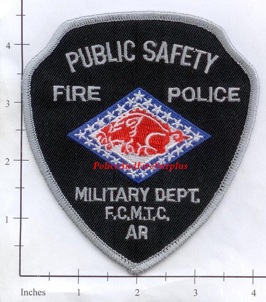 Arkansas - Fort Chaffee Maneuver Training Center Fire Police Patch - V ...