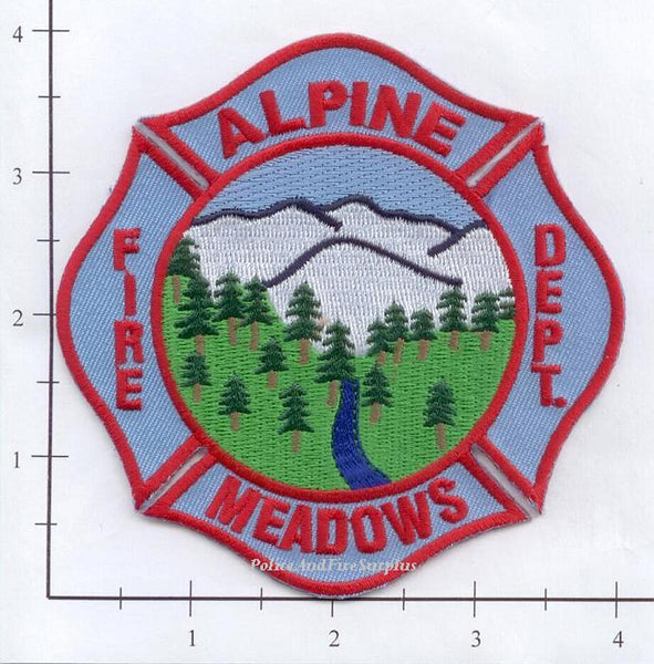 California - Alpine Meadows Fire Dept Patch – Police And Fire Surplus