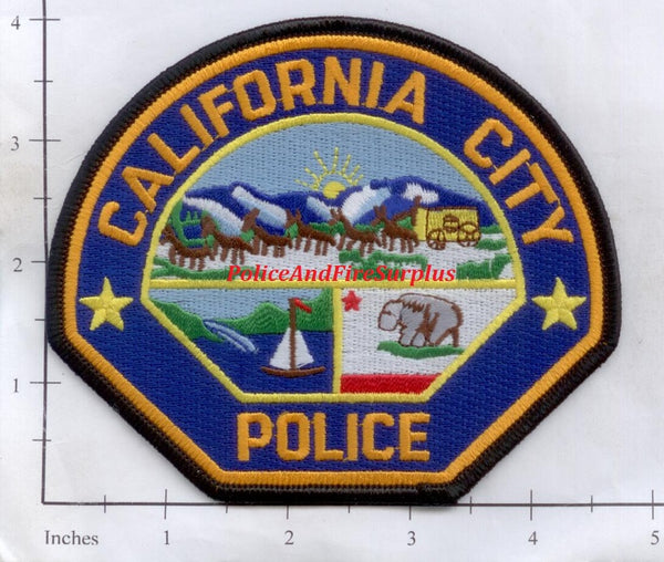California - California City Police Dept Patch v1 – Police And Fire Surplus