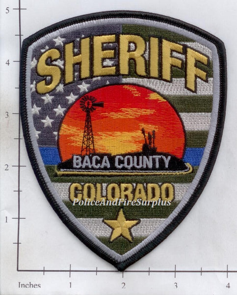 Colorado - Baca County Sheriff Police Dept Patch – Police And Fire Surplus