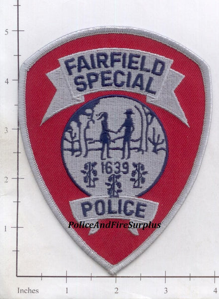 Connecticut - Fairfield Special Police Dept Patch – Police And Fire Surplus