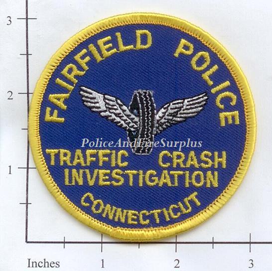 Connecticut - Fairfield Traffic Crash Investigation Police Dept Patch ...