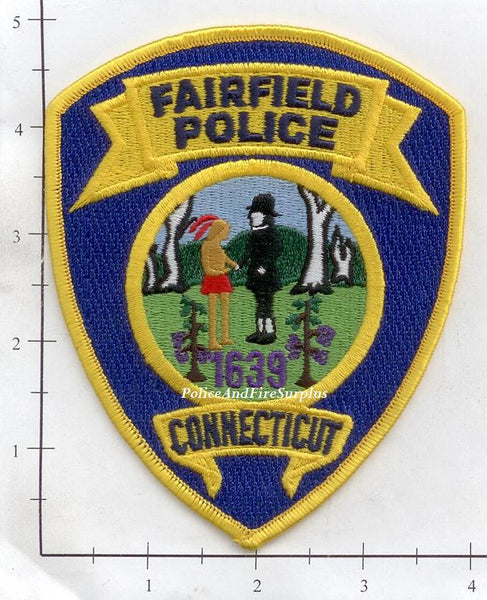 Connecticut - Fairfield Police Dept Patch v3 – Police And Fire Surplus