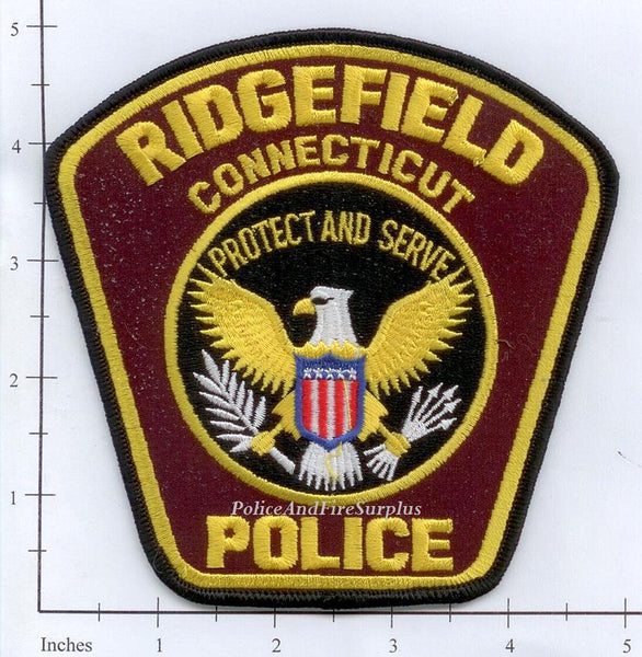 Connecticut - Ridgefield Police Dept Patch – Police And Fire Surplus