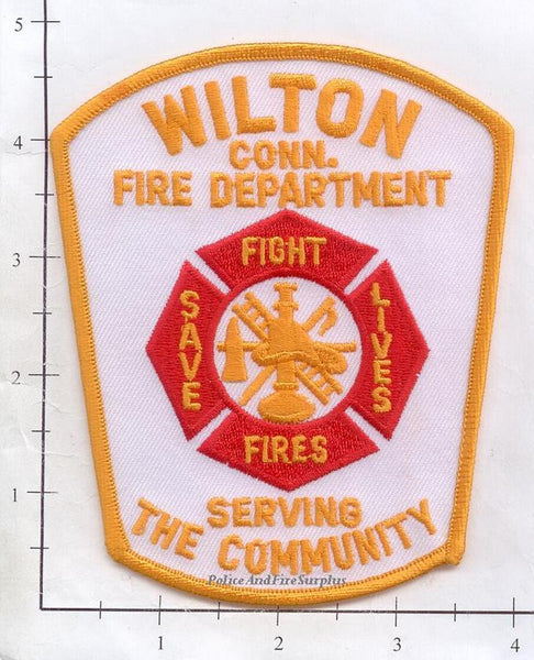 Connecticut - Wilton Fire Dept Patch – Police And Fire Surplus