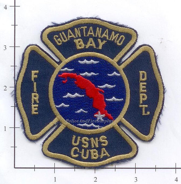 Cuba - Guantanamo Bay US Naval Station Fire Dept Patch – Police And ...