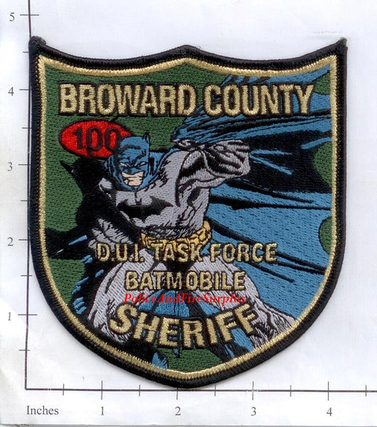 Florida - Broward County DUI Task Force Sheriff Police Dept Patch ...