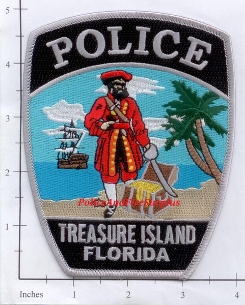 Florida - Treasure Island Police Dept Patch – Police And Fire Surplus