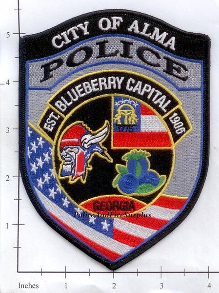 Georgia - Alma Police Dept Patch – Police And Fire Surplus