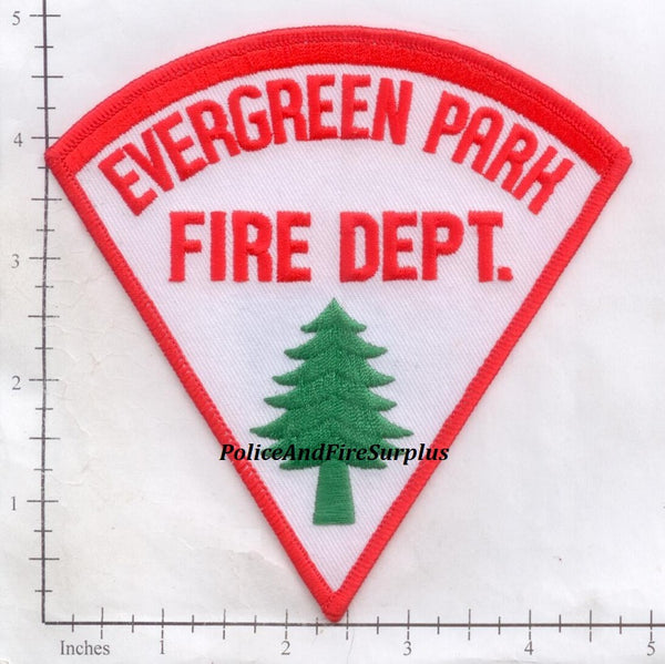 Illinois - Evergreen Park Fire Dept Patch – Police And Fire Surplus