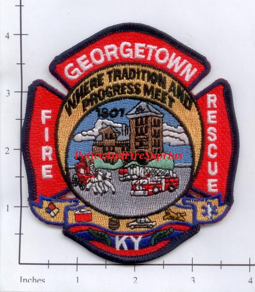 Kentucky - Georgetown Fire Rescue Patch v1 – Police And Fire Surplus