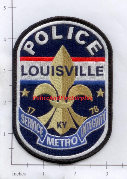 Kentucky - Louisville Police Dept Patch – Police And Fire Surplus