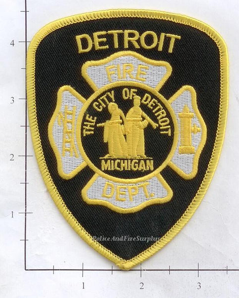 Michigan - Detroit Fire Dept Patch v2 – Police And Fire Surplus