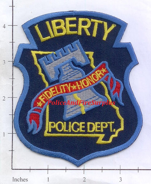 Minnesota - Liberty Police Dept Patch – Police And Fire Surplus