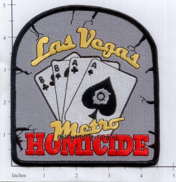 Nevada - Las Vegas Metro Homicide Police Dept Patch – Police And Fire ...