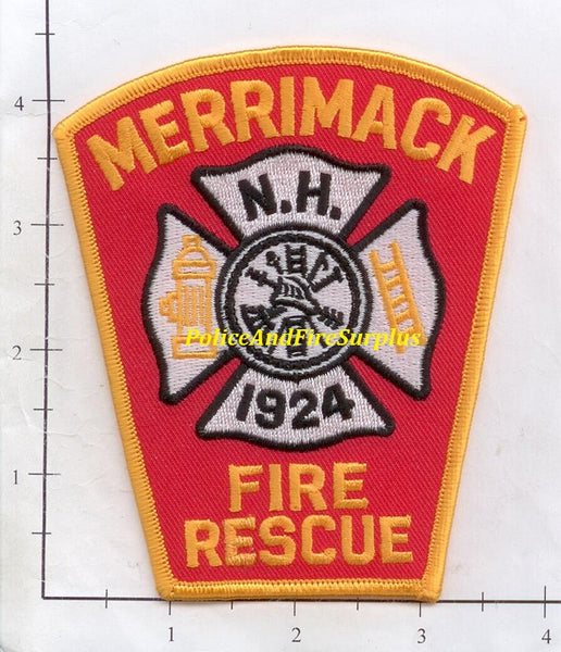 New Hampshire - Merrimack Fire Rescue Patch v1 – Police And Fire Surplus