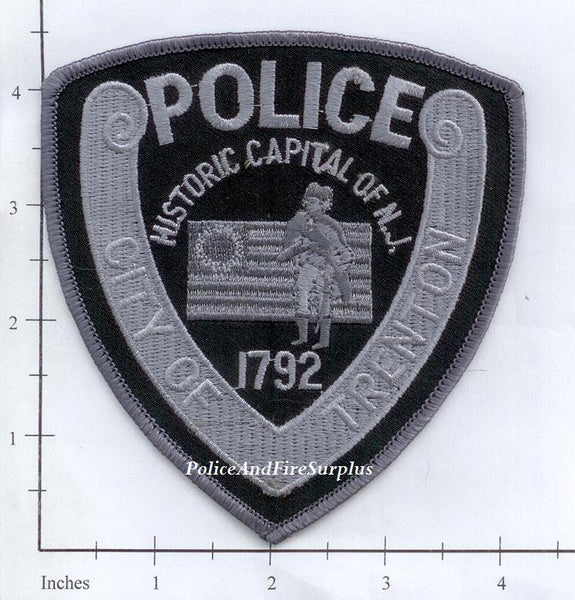 New Jersey - Trenton Police Dept Patch – Police And Fire Surplus