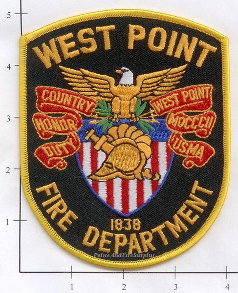 New York - West Point Fire Dept Patch – Police And Fire Surplus