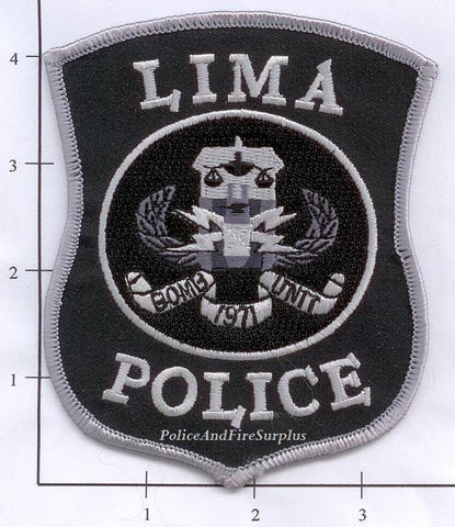 Ohio - Lima Bomb Unit Police Dept Patch – Police And Fire Surplus